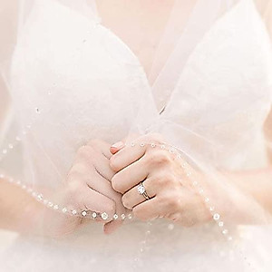 3.2 Carat (ctw) moissanite engagement rings for women Platinum Plated Silver ring moissanite rings- 8