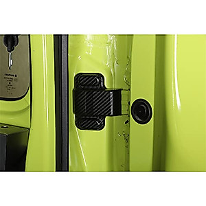 Fit for Suzuki Jimny 2019-2022 ABS Rear Door Tailgate Screw Protection Trim Decorative Cover Interior Car Accessories (Carbon Fiber)