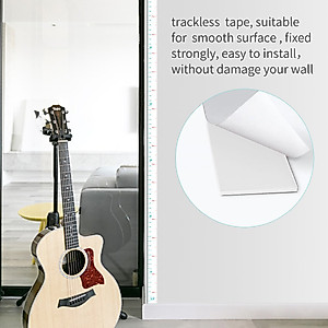 Growth Chart for Kids Height Chart Ruler Wall Decor for Measuring Kids Boys Girls, White (Large 83''x1.97'')