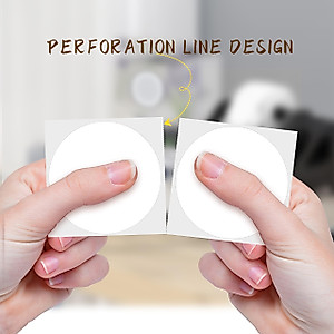 PARLAIM 2 Inch Circle Thermal Sticker Labels,700PCS Round Direct Thermal Printer Labels for Business Bottle DIY Design, QR Code, Name Tag, Inventory (White)