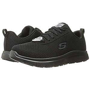 Skechers Men's Flex Advantage Bendon Work Shoe, Black, 12 Wide