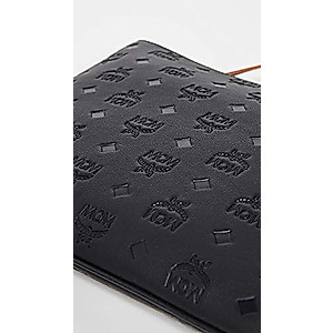 MCM Women's Leather Pouch, Black, One Size