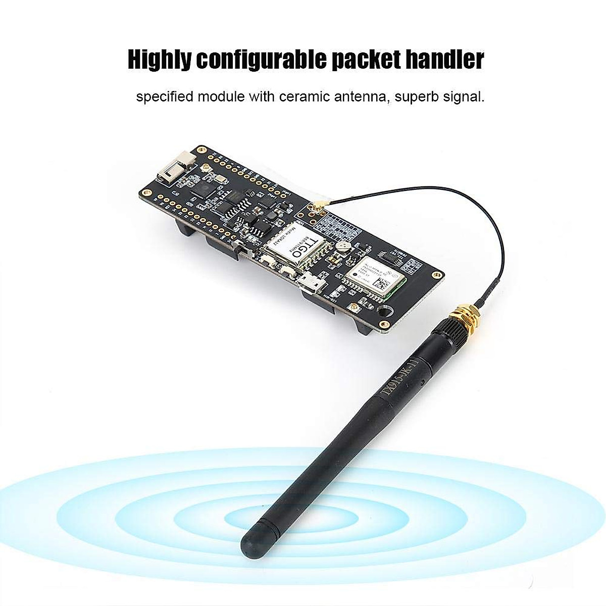 T Beam ESP32 915MHz WiFi Wireless Bluetooth Module /NEO M8N GPS Module Development Board with 4LED Indicator Light