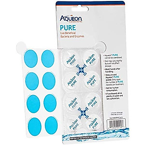 Aqueon 2 Pack of Pure Live Beneficial Bacteria and Enzymes, 8 Count Each, for 30 Gallon Aquariums2