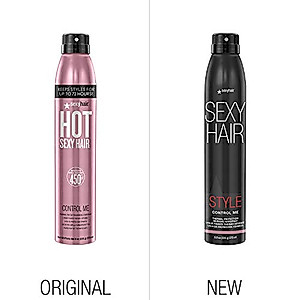 SexyHair Style Control Me Thermal Protection Working Hairspray, 8 oz | Up to 72 Hour Hold | Heat Protection | All Hair Types