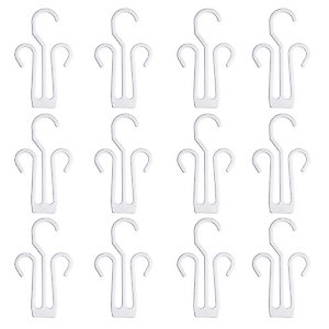 CM Cosmos Pack of 12 Plastic Slippers Leather Shoes Drying Hanging Shoe Rack