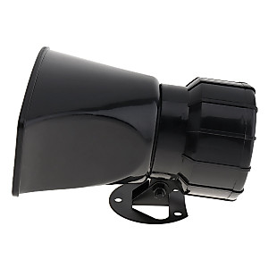 ePathChina 7 Tone Sound Loud Car Siren Vehicle Horn Hooter/Ambulance/Siren/Traffic Sound with Black Remote Controller 12V 100W (1PC Remote Controller)