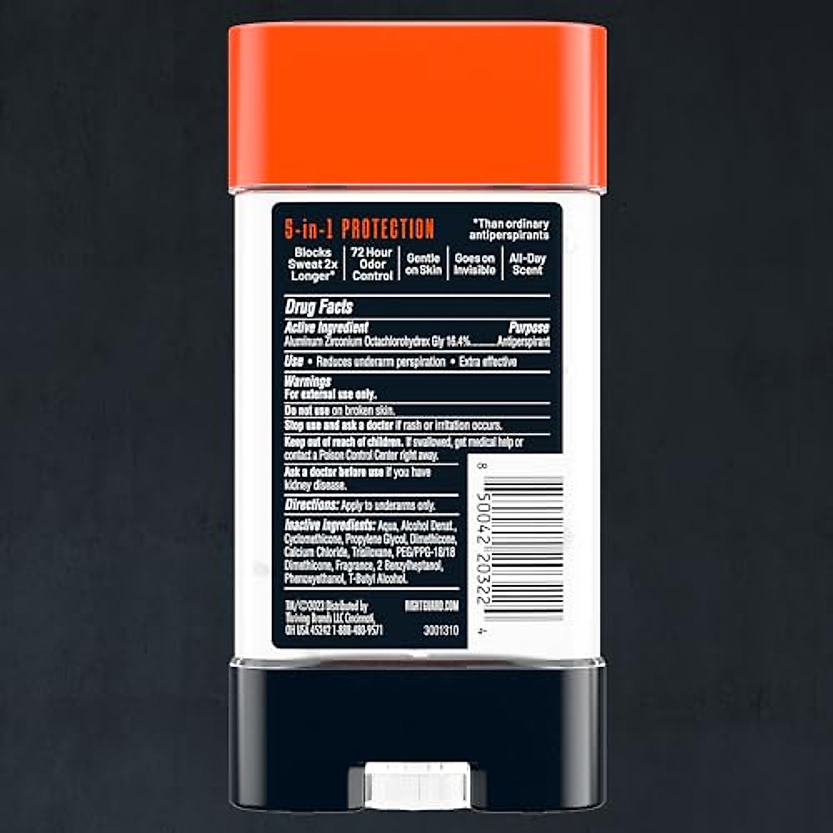 Right Guard Xtreme Defense Antiperspirant & Deodorant Gel | 5-in-1 Protection For Men | Blocks Sweat 2X Longer | 72-Hour Odor Control | Arctic Refresh Scent, 4 oz. (4 count)