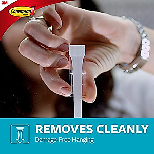 Command Hand Towel Bar with Water Resistant Command Strips, Organize Your Bathroom, Easy to Open Packaging
