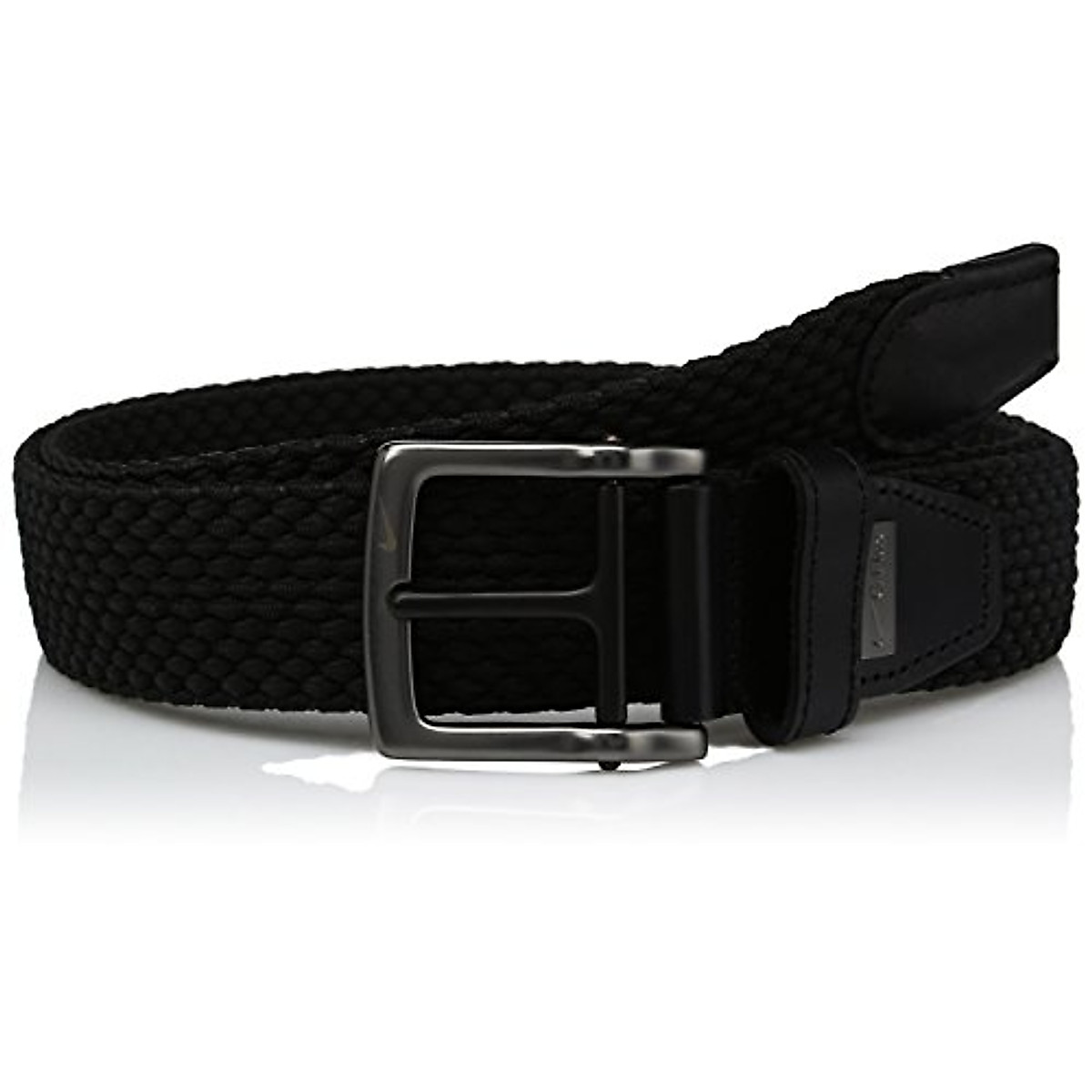 Nike Men's G-Flex Woven Stretch Golf Belt, Jet Black, 36