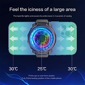 JYXDKD Mobile Phone Cooling Radiator Gaming Universal Phone Cooler Portable Mobile Phone Accessories