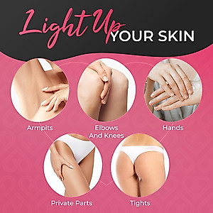 Pretty Privates Intimate Skin Cream Intimate and Sensitive Areas - Natural Dark Spot Corrector for Private Parts, Underarm, Elbow, Knees - Kojic Acid + Niacinamide + Arbutin (2oz)