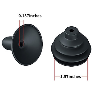 BIAQI Jazzy Power Chair Parts Wheelchair Cover Electric Wheelchair Joystick Knob Fits GC, VSI, VR2, and Remote Plu Black