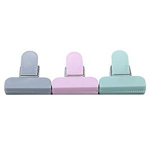 SOURBA 12 Pcs Food Storage Clips Sealing Clips Plastic Kitchen Freezer Bag Clips