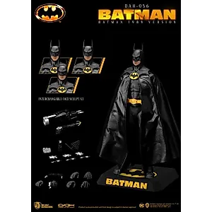 Beast Kingdom Batman 1989: Batman DAH-056 Dynamic 8ction Heroes Action Figure Multicolor