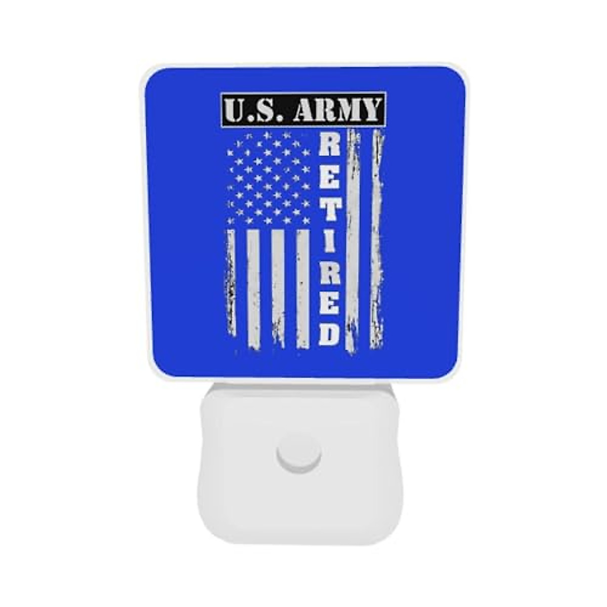 Qauirfe Army Retired Flag Night Light Set of 2 Home Decor