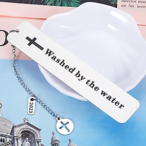 Baptism Gifts for Girl Boys Religious Bookmarks for Women Men First Communion Christening Gifts for Goddaughter Godson Godchild Baby Girl Adult Baptism Gifts for Him Her Friends Catholic Gifts