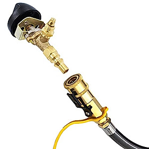 MENSI Grill Valve Replacement Part for 57274 Used for Olympian 5500 Grills with 1/4" Quick Disconnect Plug, Use for Camper or Trailer's Propane Control Supply