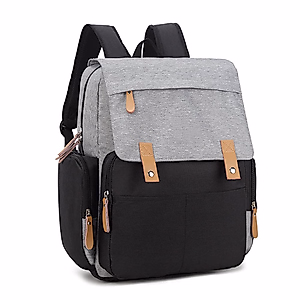 OUSIJOJO Diaper Bag Backpack, Waterproof Multi-Function Mommy Bag for Baby Care Large Capacity Stylish and Durable Perfect for Travel Work or Outing with Changing Pad