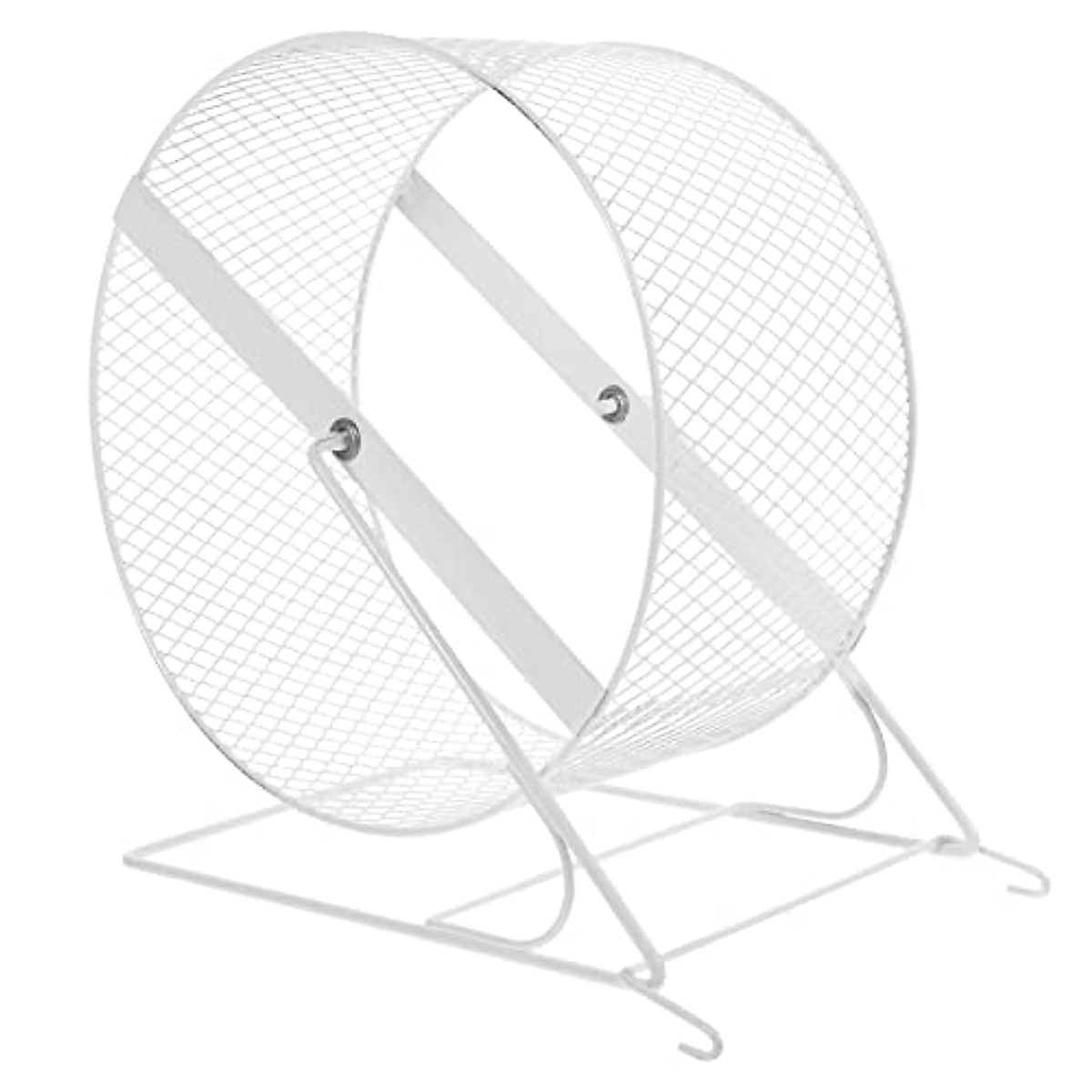 POPETPOP Hamster Wheel Hamster Running Exercise Wheel- Silent Guinea Pig Exercise Wheel with Rack Small Animals Running Wheel Toys for Hamsters, Hedgehogs, Rats Chinchilla Wheel