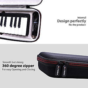 LTGEM Hard Case for Donner N-25 25 Key & Hercules DJ DJControl Starlight | Pocket MIDI Controller - Travel Carrying Storage Bag