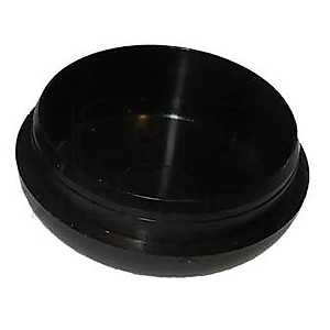 NickHouse 1-1/2" Deluxe Wrought Iron Outdoor Patio Furniture Glides Inserts End Caps for Table and Chair Feet (16, Black)