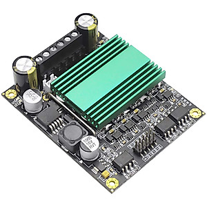 uniquegoods Ultra High Power 100A DC Drive Module Motor Speed Controller Dual Channel H-bridge Optocoupler Isolation Easy Control for Robot Chariot Competition Freescale Games
