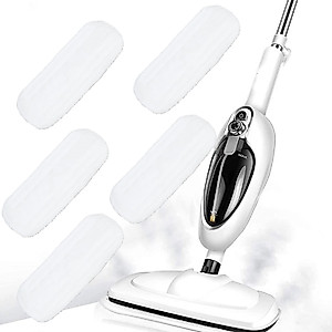 Pssopp 5PCS Floor Mop Refill Steam Mop Replacement Pads Professional Cloth Replacement Microfiber Mop Refill for Secura EM 516