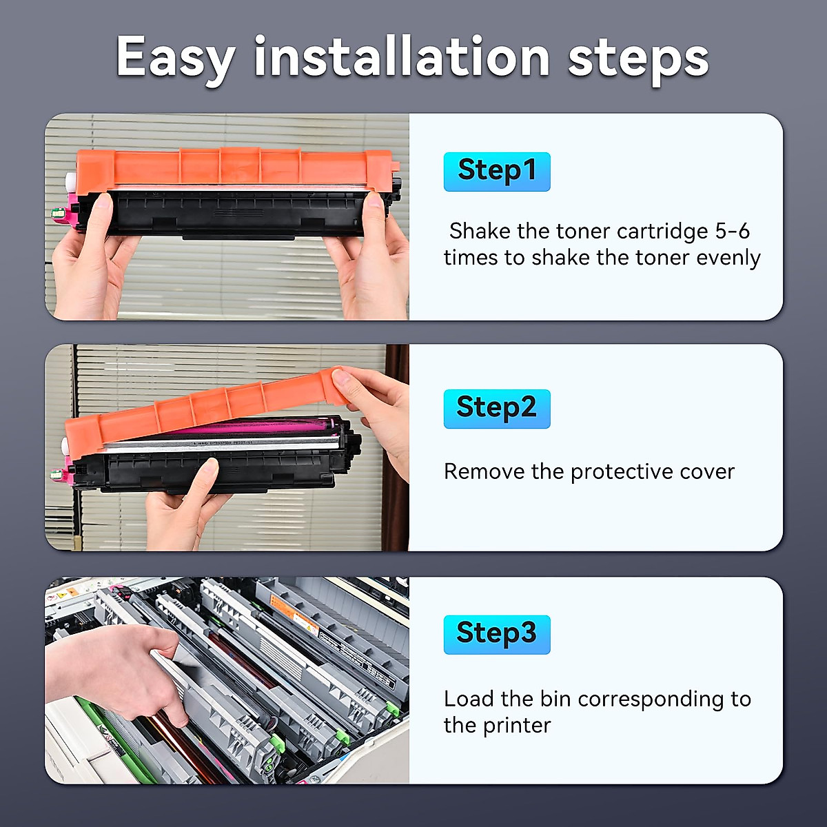 MYTONER TN-227BK/C/M/Y Compatible Toner Cartridge Replacement for Brother TN227 TN-227 TN223 TN-223BK/C/M/Y Toner for HL-L3230CDW L3290CDW L3210CW MFC-L3770CDW L3750CDW L3710CW Printer(4 Pack)