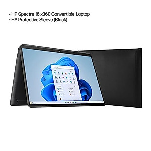 HP Spectre x360 2-in-1 Laptop 2023 13.5" WUXGA+ IPS Touchscreen 10-Core Intel i7-1355U 16GB RAM 1TB SSD Iris Xe Graphics Thunderbolt 4 Wi-Fi 6E Backlit KB Fingerprint Windows 11 Home w/ONT 32GB USB