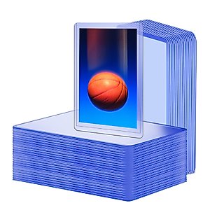 120 Pack 3x4 Inch Hard Plastic Card Sleeves, Card Protectors Hard Plastic for Baseball Card Protectors, Hard Card Sleeves for Game Card, Trading Card, Sports Card