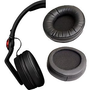 V-MOTA Ear Pads Compatible with Pioneer Pro DJ HDJ-700-K,HDJ 700 Headphones,Replacement Earmuff Protein Pillow Foam Cover (Black)