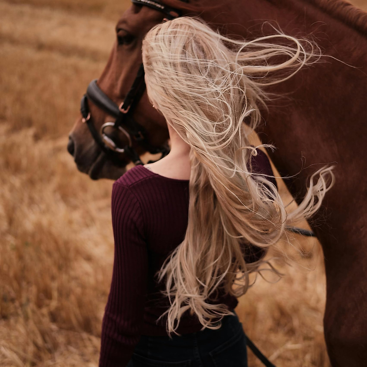 Cabellina Conditioner del Caballo, Moisturizing Conditioner to Prevent Hair Loss with Horsetail Plant Extract, Volume and Shine to your hair, 32 FL Oz, Bottle