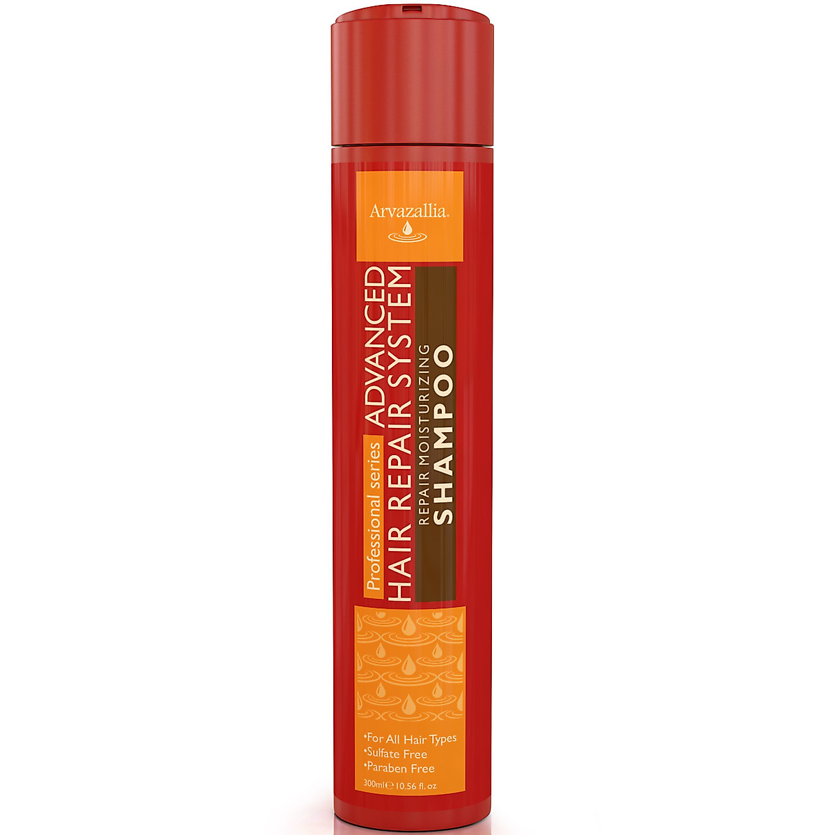 Arvazallia Advanced Hair Repair Moisturizing Sulfate-Free Shampoo with Argan Oil and Macadamia Oil for Dry or Damaged Hair