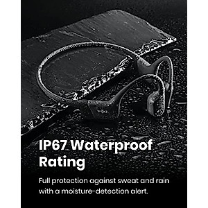 SHOKZ OpenRun Bluetooth Bone Conduction Running Headphones - AW22 - One - Black