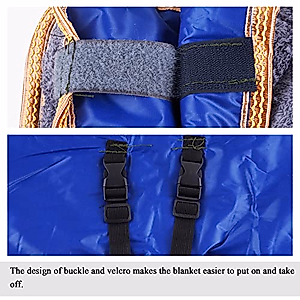 2 of Calf Blanket Winter Adjustable Calf Coat Waterproof Oxford Fabric with Belly Band for Farm Livestock