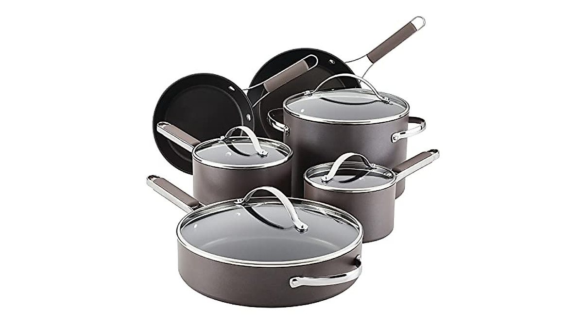 Ayesha Curry 10-Piece Nonstick Cookware Set