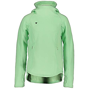Obermeyer Girls Linnea Hoodie, Neo Mint, Large