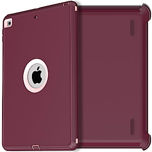 AICase iPad 9th/8th/iPad 7th Gen Case,iPad 10.2 2019/2020/2021 Case,Heavy Duty Shockproof Triple Layer Defense for New Apple iPad 7th/8th/9th Generation 10.2-inch 2019/2020 2021 Release(Purple)