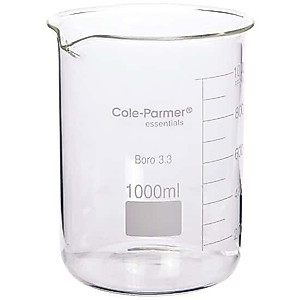 Cole-Parmer Low-Form Beaker, Glass, 5000 mL