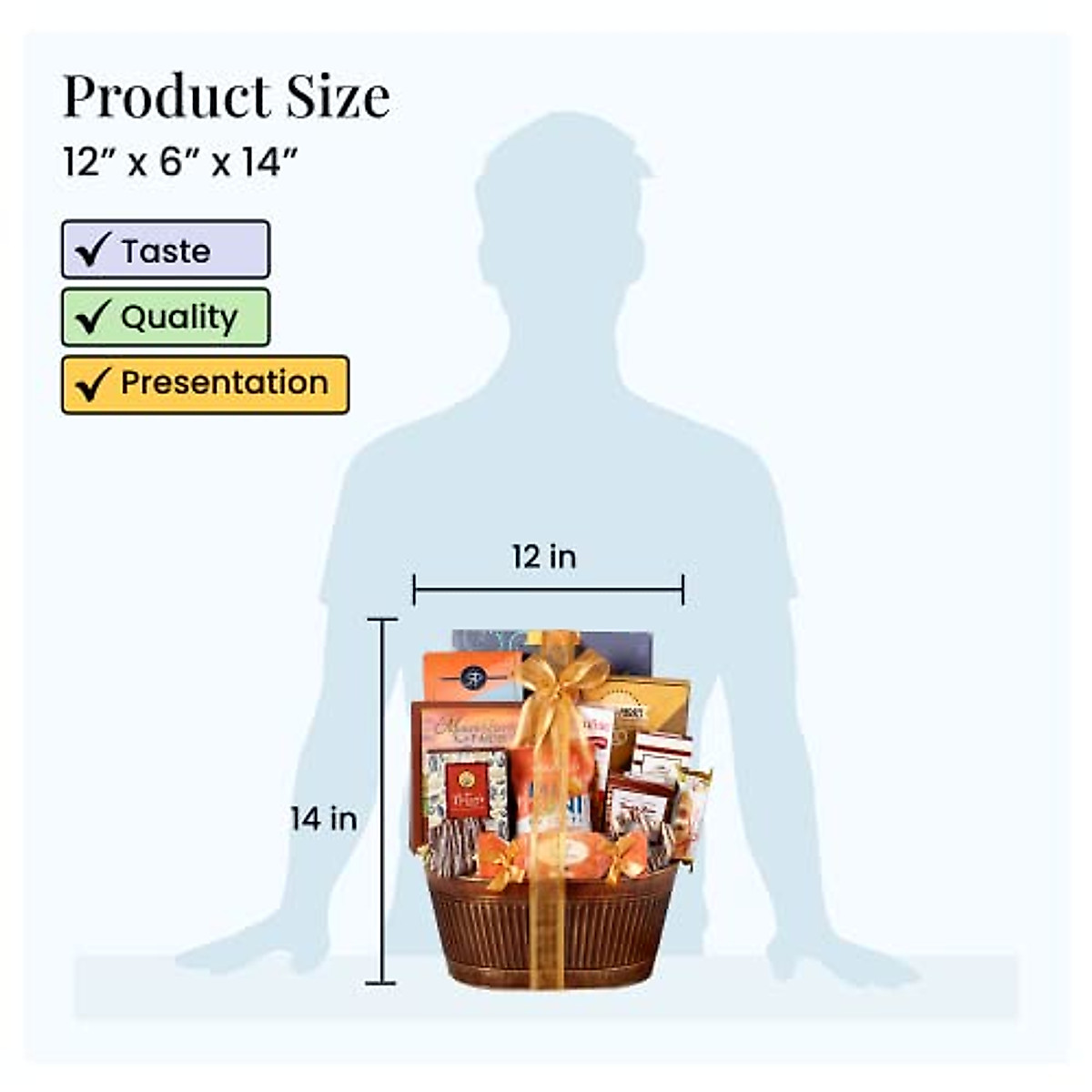 Broadway Basketeers Kosher Gourmet Chocolate Food Gift Basket