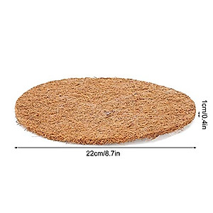 zhuolong 10PCS Bird Nesting Pads Natural Coconut Fiber Parrots Breeding Nests Bird Eggs Mat Breathable Dry Grass Mattress Provides Warm Hut Material Comfortable Bedding for Birds Pigeons