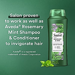 Suave Professionals Invigorating Conditioner for Dry, Damaged Hair Rosemary and Mint Paraben-free and Dye-free Deep Hair 28 oz