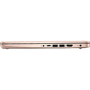 HP 2021 Newest Premium 14-inch HD Laptop, Intel Dual-Core Processor Up to 2.8GHz, 8GB RAM, 320GB Storage(64GB eMMC+256GB Micro SD), Rose Gold, Windows 11 with 1 Year Microsoft 365