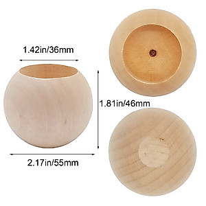 Nwsrayu 3 pcs Wood Air Plant Holder Air Plant Pots Air Plants Display Containers Table Centerpiece Succulent Plants Pot for Home Office Tabletop Decor