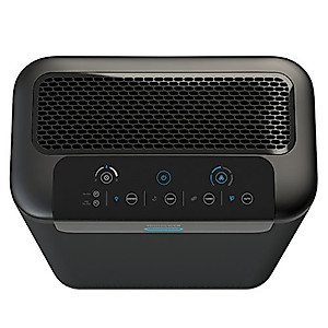 Honeywell Professional Series True HEPA Air Purifier, Airborne Allergen Reducer for Large Rooms (325 sq ft), Black - Wildfire/Smoke, Pollen, Pet Dander, and Dust Air Purifier, HPA600B