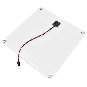 Solar Panel Fan Ventilation Fan Kit 10 Inch, Solar Powered Exhaust Fan Portable Ventilator Fan with Protective Mesh, 12V 100W Mini Ventilator Fan for Chicken Coops Greenhouse Shed