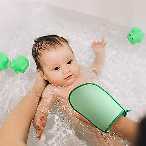 Bath Sponge, PVA Super Soft Exfoliator Sponge Gloves, Bath and Body Exfoliator Mitts, Dual-Sided, Multi-Purpose Glove Exfoliates Skin, Scrubbing Glove for Shower Spa Massage and Dead Skin Cell Remover