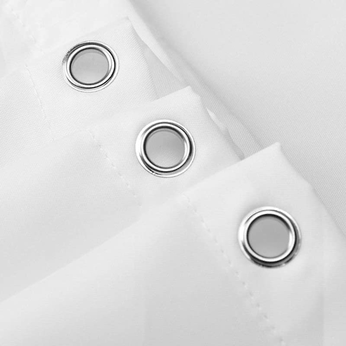 Niidder Floral Shower Curtain, Fabric Shower Curtain White Shower Curtain - 72" W x 72" L with 12 Hooks for Home Hotels Machine Washable Shower Bath Curtain, Waterproof Shower Curtain Lining