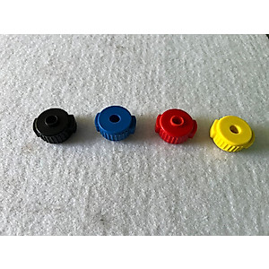 TUOREN 5 Packs Quick Release Clamp 6-8mm for Cymbal Jazz Drum Parts Accessories (Red)